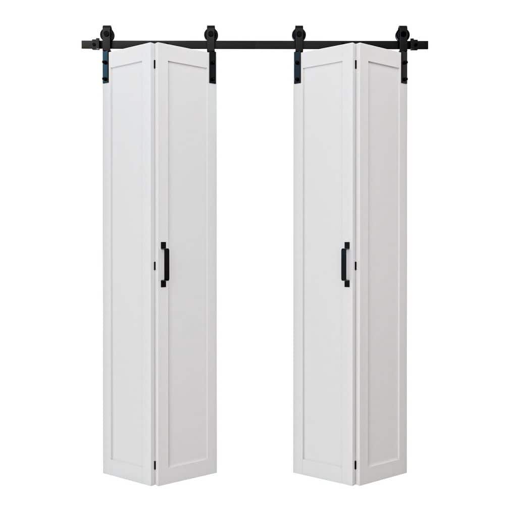 ARK DESIGN 72 in. x 84 in. 1 Panel No Assembly Required White Primed ...