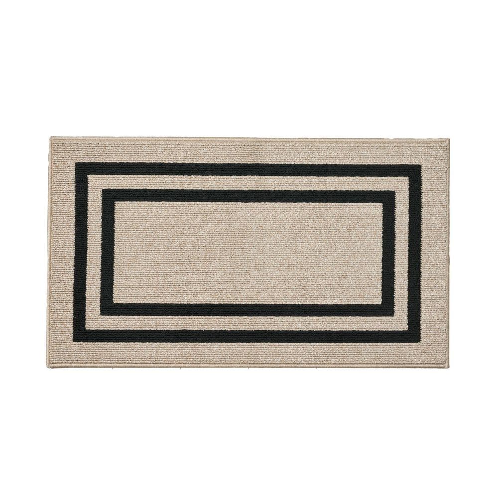 Jean Pierre NEW YORK Machine Washable Non-Skid Natural Beige Twist ...