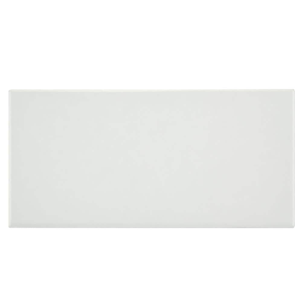 Merola Tile Piscina Brick Matte Blanco 4-7/8 in. x 9-5/8 in. Porcelain ...