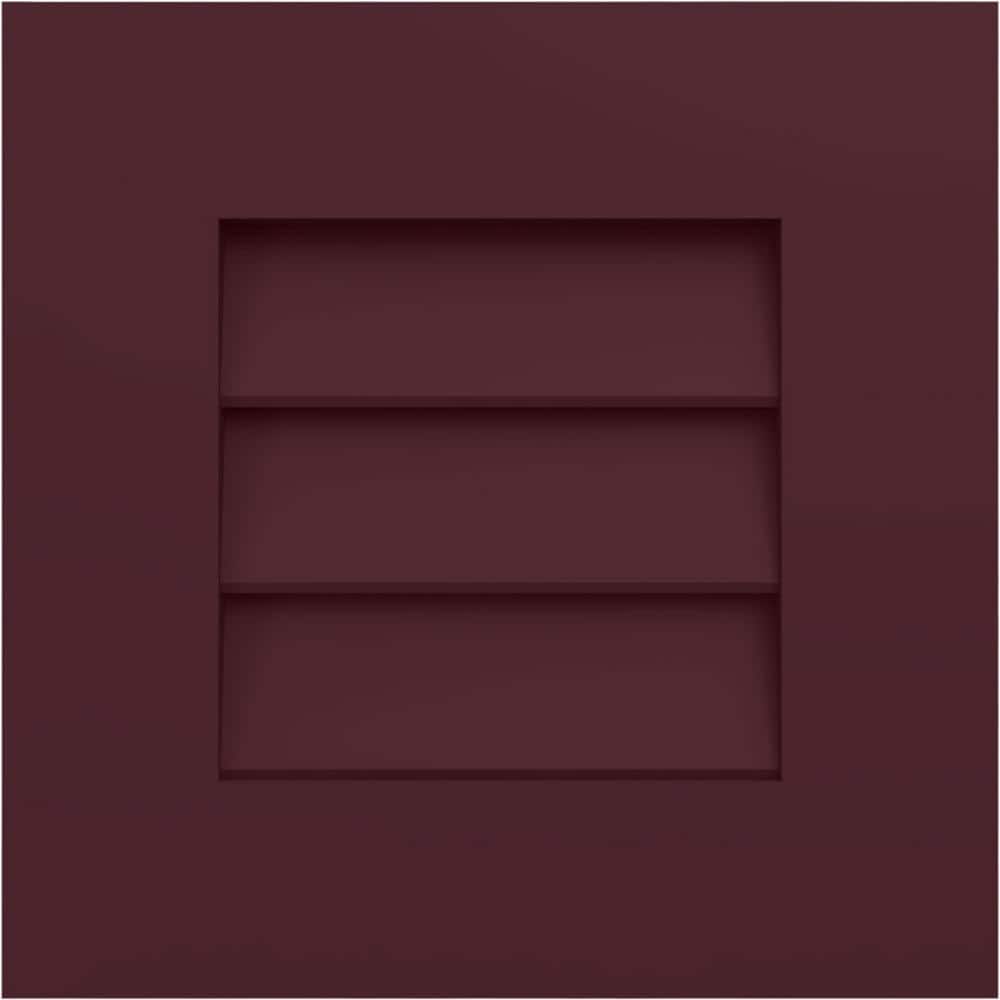 Ekena Millwork 12 in. W x 12 in. H True Fit PVC Louver Shutters Sample ...