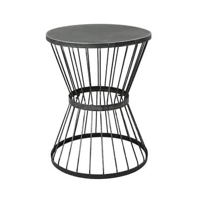 Metal - Black - Outdoor Side Tables - Patio Tables - The Home Depot