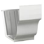 Amerimax Home Products 5 in. White Aluminum K-Style Gutter Connector 27209