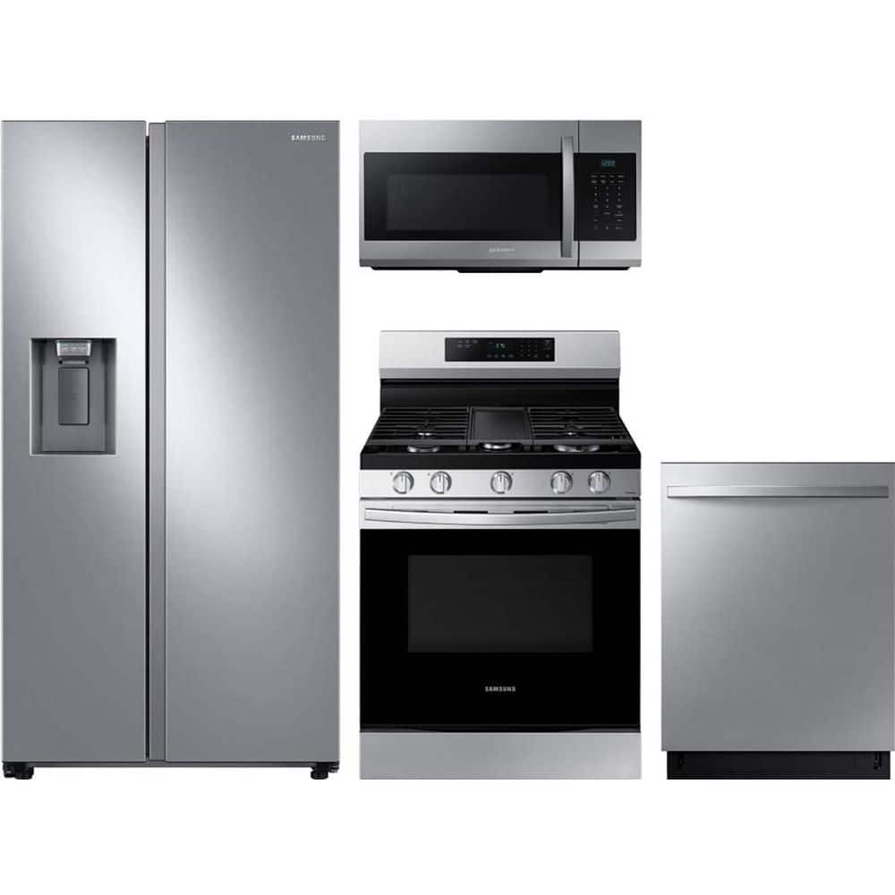 Samsung 27.4 cu. ft. Standard Depth Side by Side Refrigerator with 5 ...
