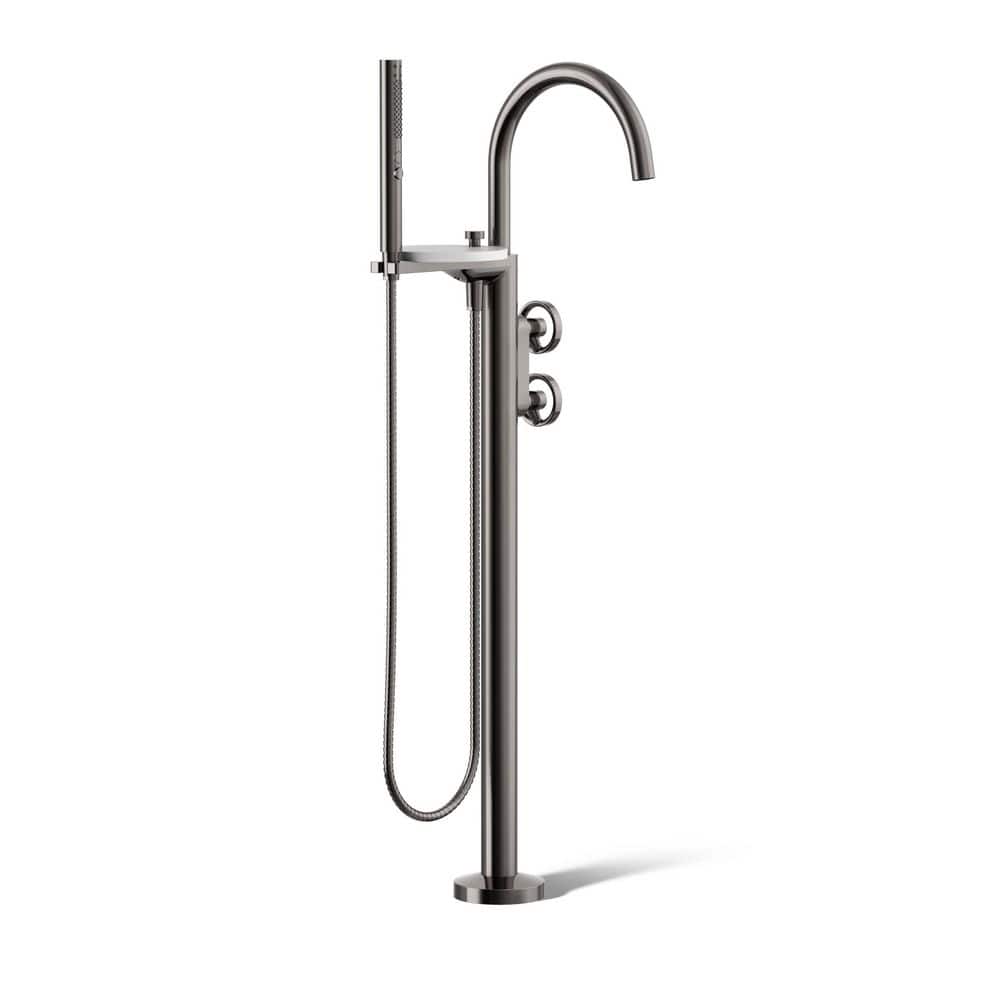 KOHLER Components Single-Handle Freestanding Tub Faucet with Industrial ...