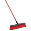 Libman 18 in. High Power Multi-Surface Push Broom with 60 in. Steel Handle 804 - The Home Depot