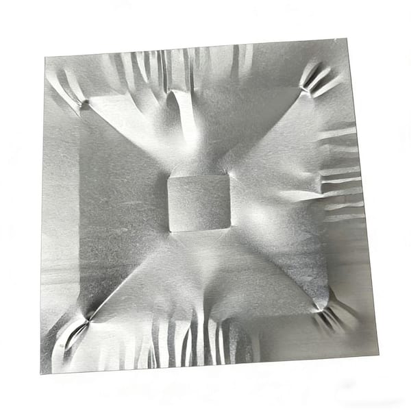 Galvanized Steel 2 Cavity Cap for 8 in. x 16 in. Concrete Block 90294 ...