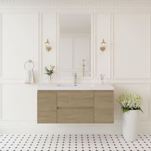 Have a question about Afhocomp 47. 24in. Single Sink Floating Natural ...