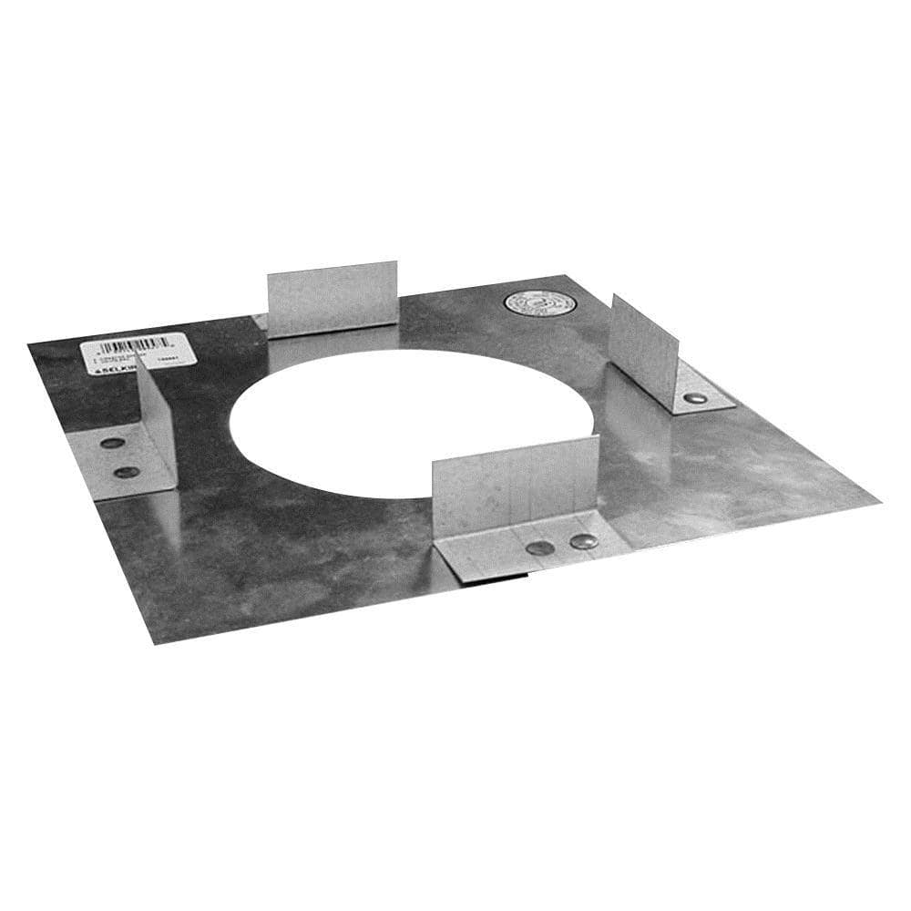 Selkirk 3 in. Diameter Galvanized Gas Vent Kit Fire Stop Spacer ...