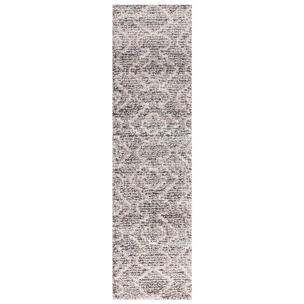 Concord Global Trading Serenity Gray 3 ft. x 9 ft. Traditional Runner ...
