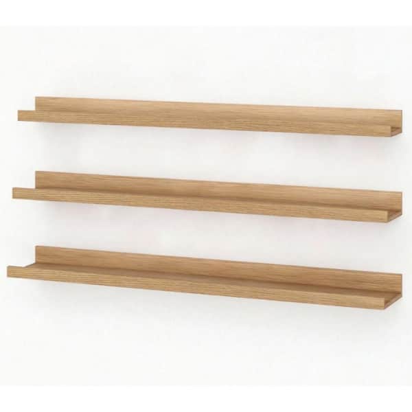 48 in.W x 5.7 in.D Picture Ledge Shelf with Lip,Floating Shelves for ...