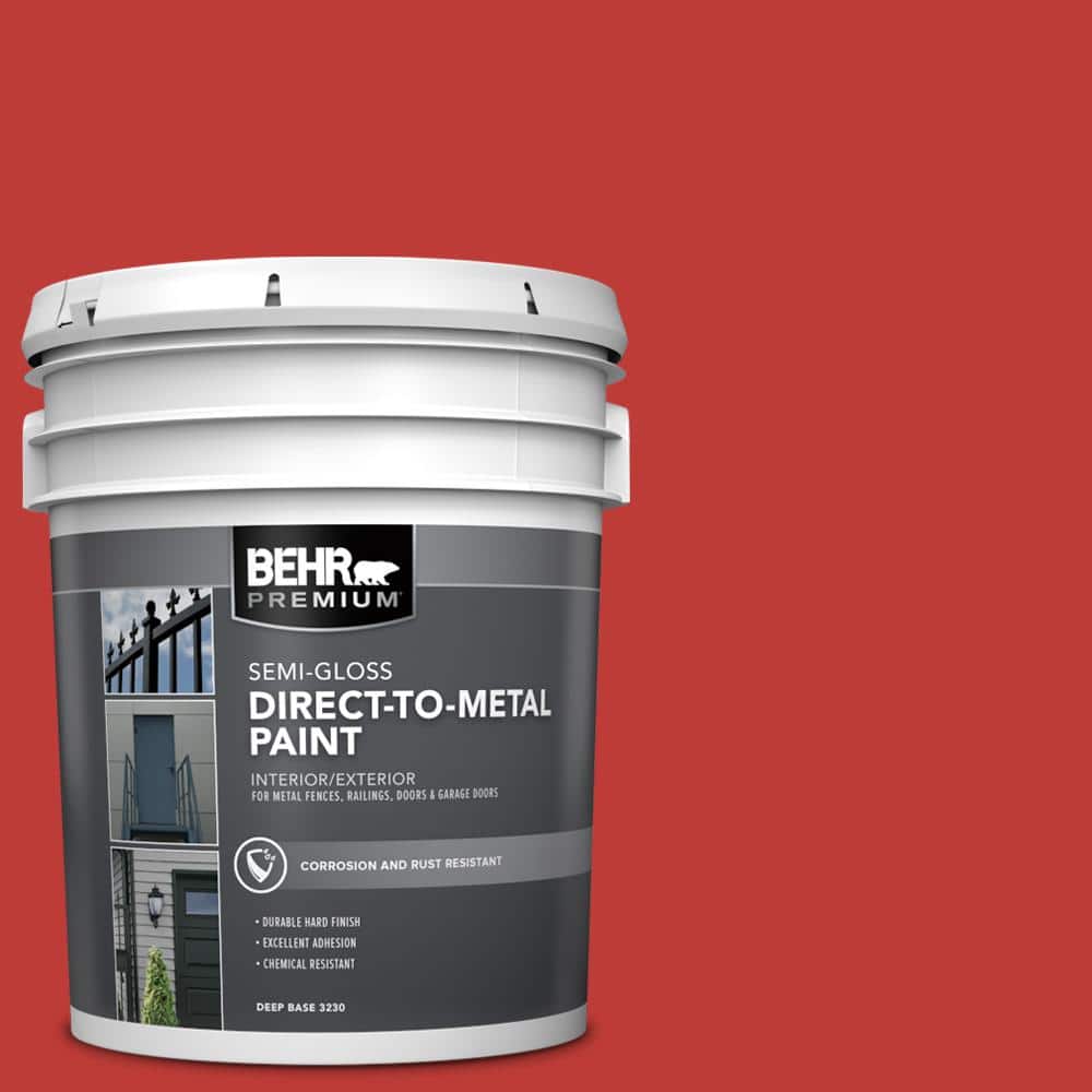 BEHR PREMIUM 5 gal. #P150-7 Flirt Alert Semi-Gloss Direct to Metal ...