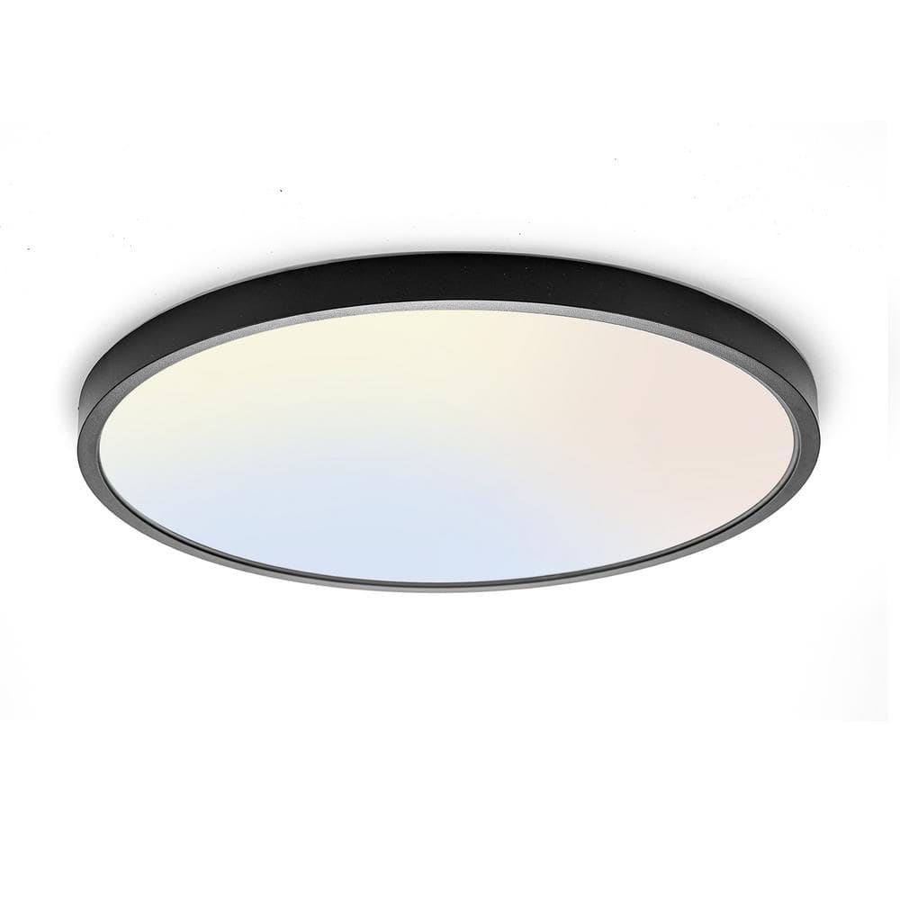 QRMOK C4 Series15. 8 in. 24-Watt 5-Color White Indoor Selectable LED ...
