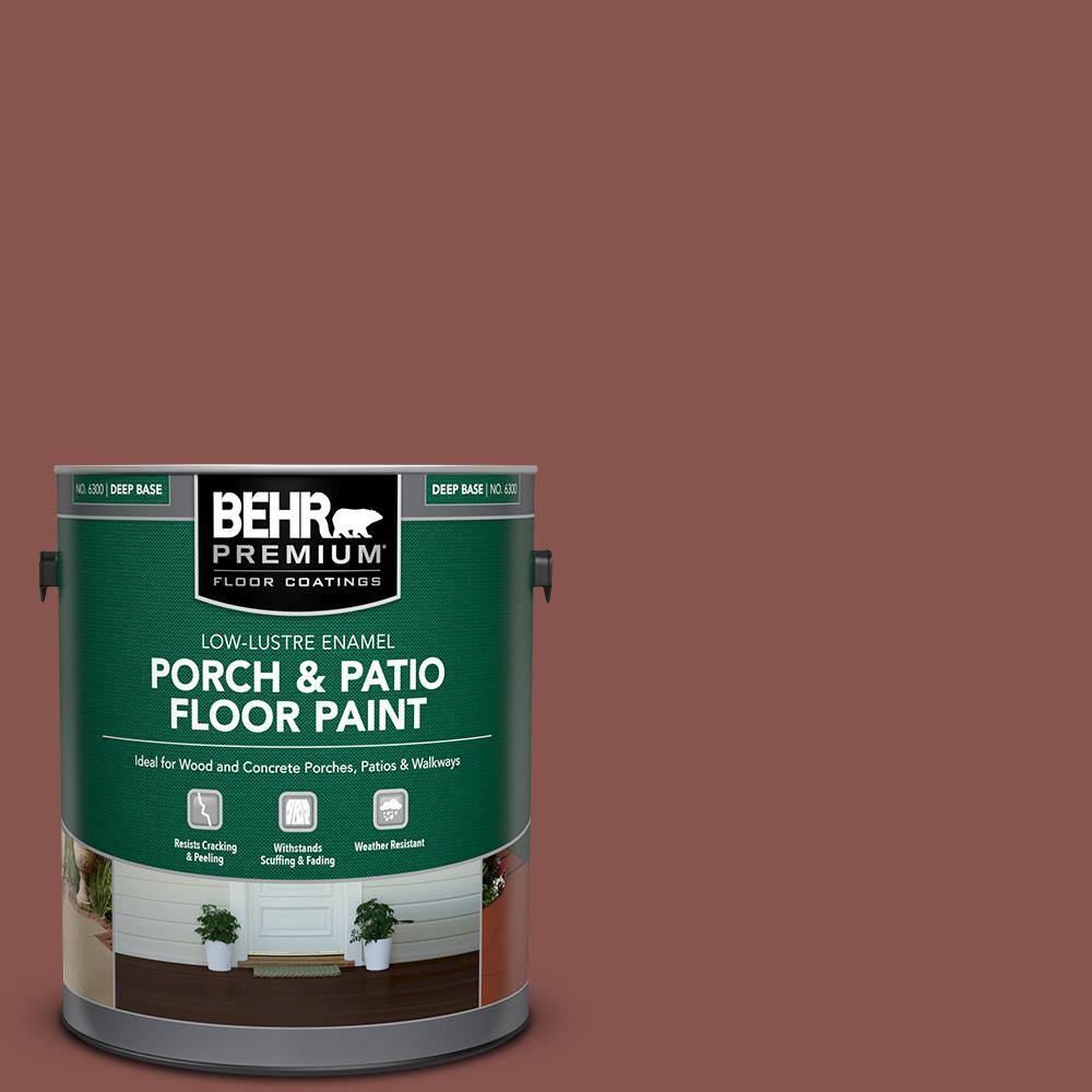 BEHR PREMIUM 1 gal. #160F-6 Boston Brick Low-Lustre Enamel Interior ...