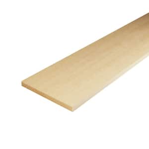 HOUSE OF FARA 1/8 in. D x 1/8 in. W x 3 in. L Unfinished Balsa Project ...