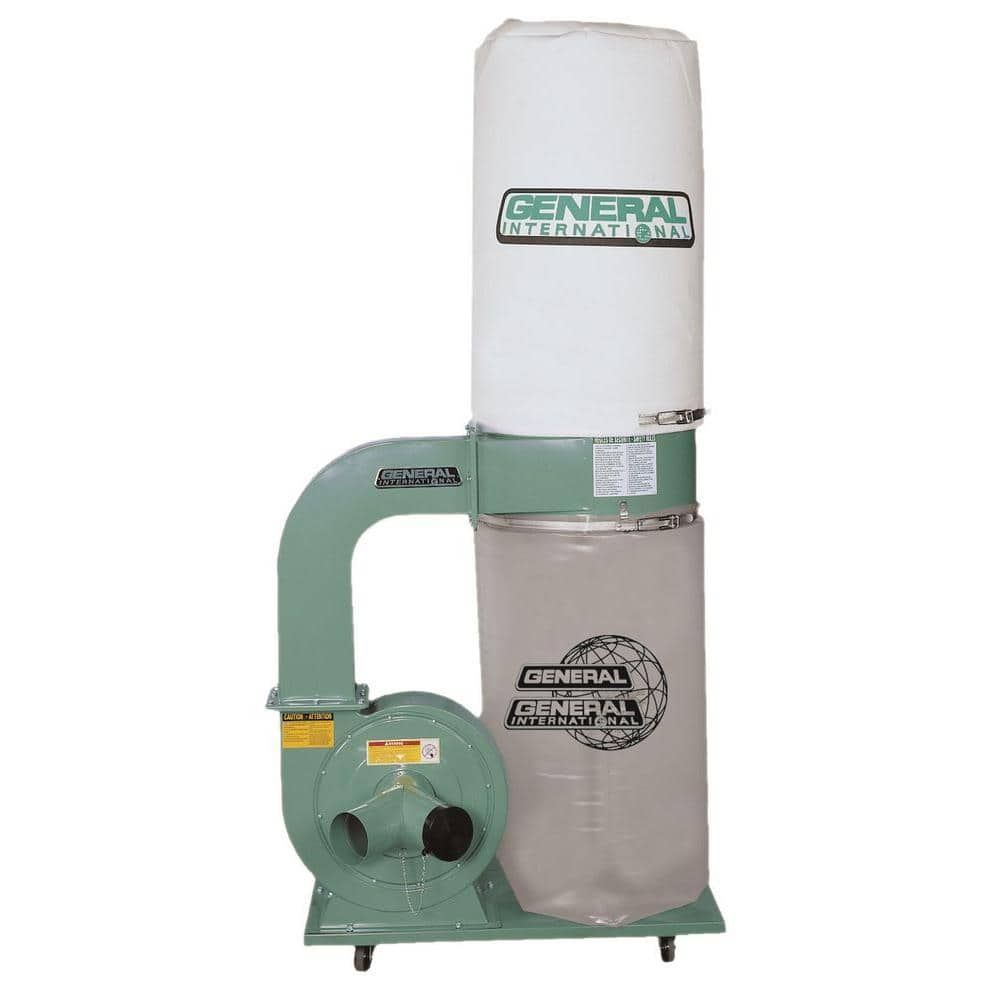 General International 2 HP Dust Collector-10-110 M1 - The Home Depot