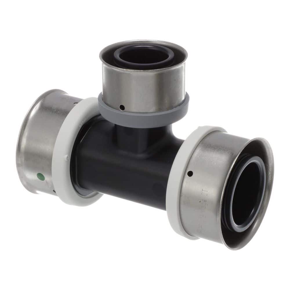 Viega PureFlow 2 in. x 2 in. x 1-1/2 in. Press Polymer Tee 49998 - The ...