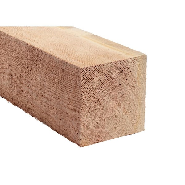 8 x 8-10 ft. Douglas Fir #1/Btr FOHC Rough GRN Wood Post 0471310 - The ...
