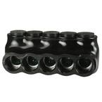 ASI 2 Port Double Sided Multi-Tap Connector, Black 2/0 - 6 AWG, UL486B ...