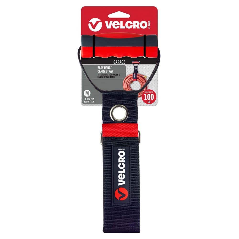 VELCRO Carry Storage Strap with Handle-Medium Holds 100 pounds VEL ...