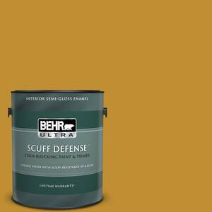 BEHR DYNASTY 1 gal. #M290-7 Turmeric Matte Interior Stain-Blocking ...