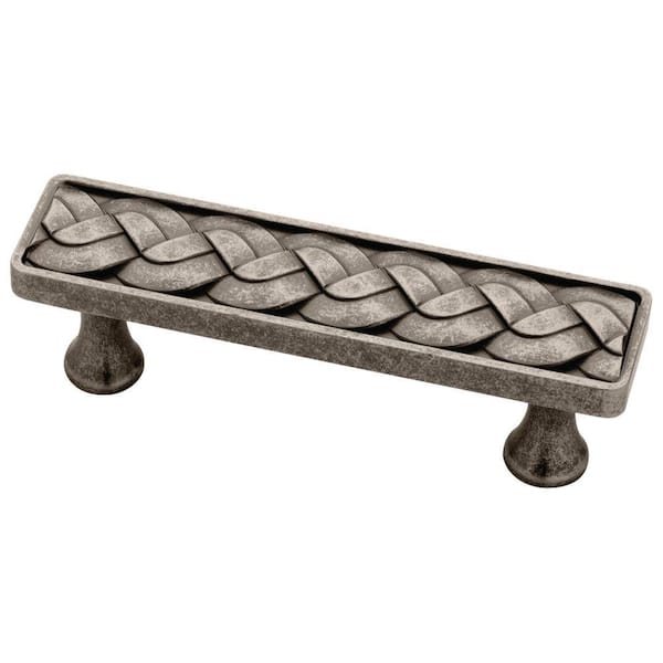 Liberty Weave 3 in. (76mm) Aged Pewter Cabinet Drawer Pull P15444C-175 ...