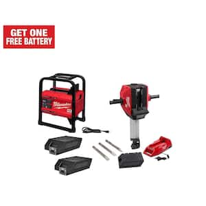 Milwaukee MX FUEL 3600-Watt/1800-Watt Lithium-Ion Battery Push Start ...