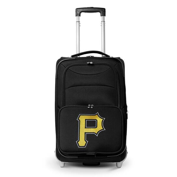 Denco MLB Pittsburgh Pirates 21 in. Black Carry-On Rolling Softside ...