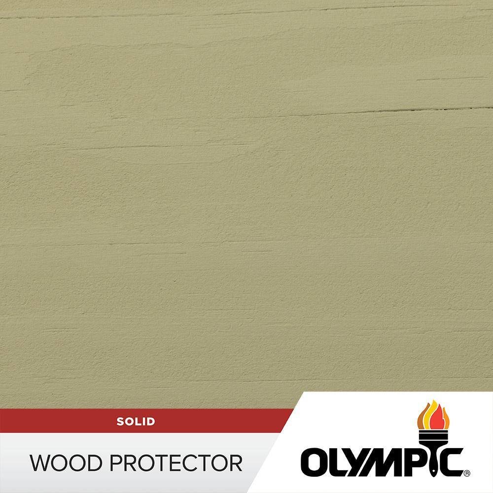 Olympic Wood Protector 1 gal. SC-1031 Eucalyptus Exterior Solid Stain ...