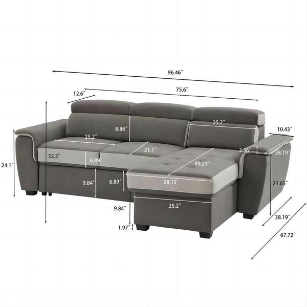 Queen Size Sofa Bed Dimensions | Cabinets Matttroy