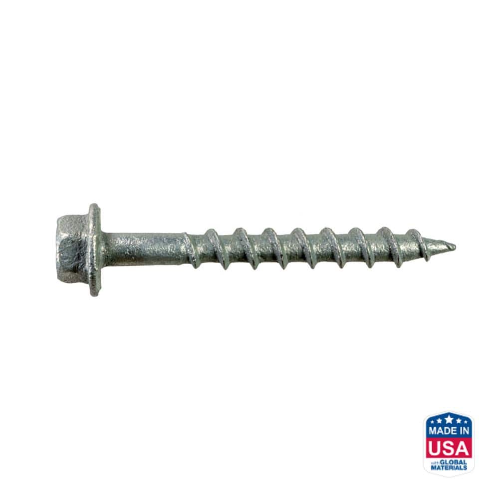 Simpson Strong-Tie 9 x 1-1/2 in. 1/4-Hex Drive, Hex Head, Mechanically ...