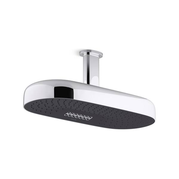 KOHLER Statement Oblong 2-Spray Patterns 2.5 GPM 18 in. Ceiling Mount ...