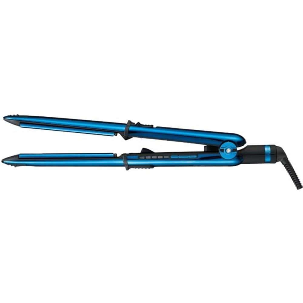 Conair 1.25 in. Nano Titanium Limited Edition Black and Blue Prima Flat ...