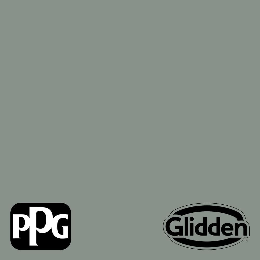 Glidden Essentials 1 gal. PPG1033-5 Gray Heron Flat Interior Paint ...