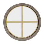 FrontLine 24 in. x 24 in. Round Sandston 4-9/16 in. Jamb 2-1/4 in ...