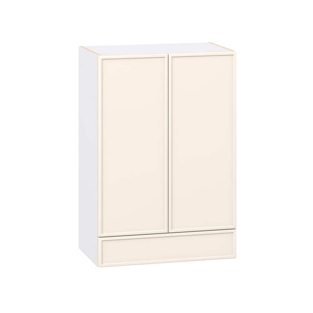 J COLLECTION Fairview Washed Linen Slim Shaker Assembled Wall Kitchen ...