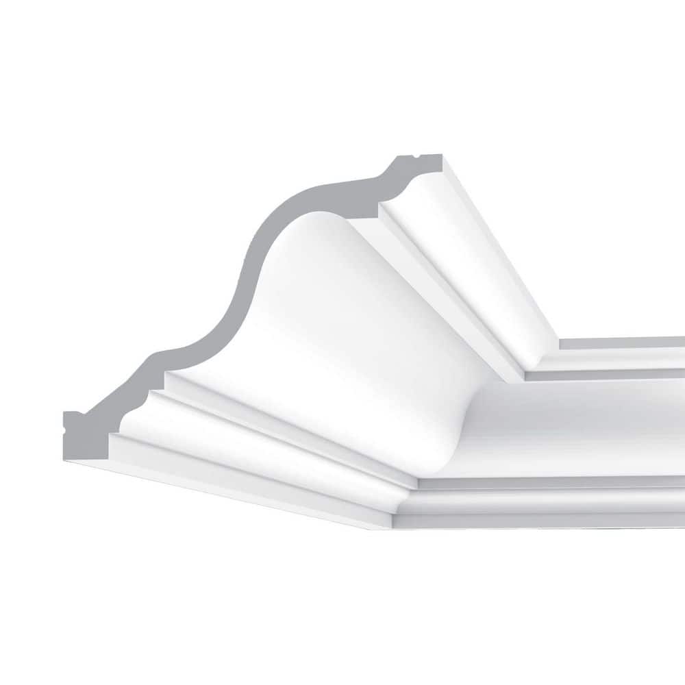 ORAC DECOR 7-3/4 in. x 5-7/8 in. x 78-3/4 in. Primed White Plain ...