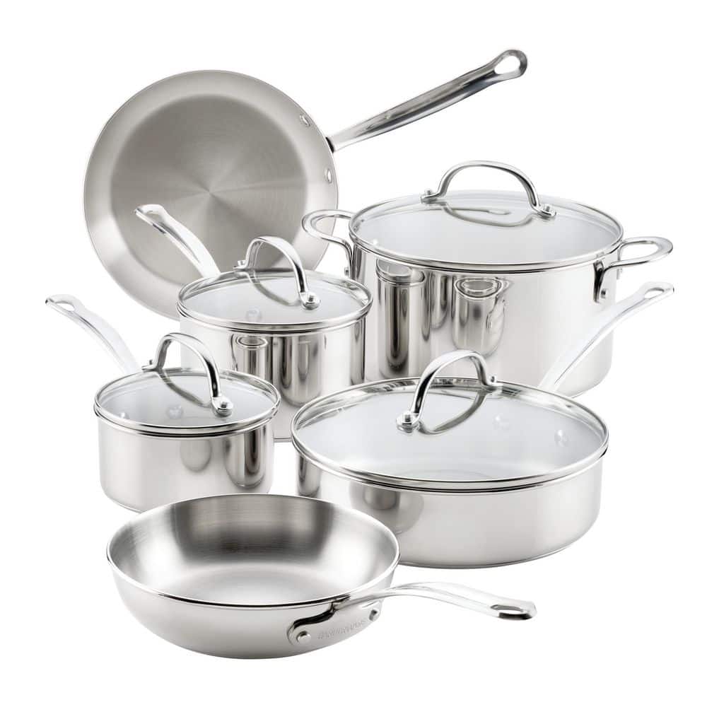 Farberware 10-Piece Millennium Stainless Steel Cookware Set 70688 - The ...