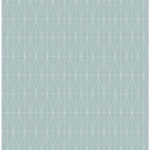 A-Street Prints Prism Light Blue Geometric Paper Strippable Wallpaper ...