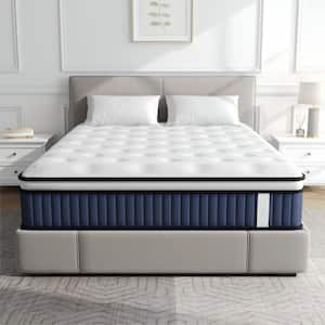 Spmou Full Medium Hybrid 12 in. Bed-in-a-Box Mattress-Luxury Support ...