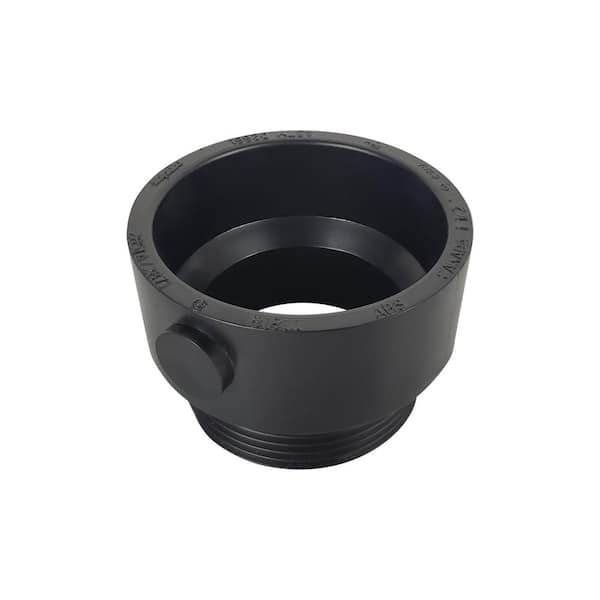 ICON ABS Fitting - Male Adapter, 1.5 in., Hub x MPT 14877 - The Home Depot