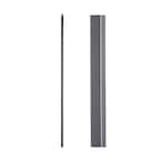 HOUSE OF FORGINGS Ash Grey 34.2.1-T Plain Square Bar 3/4 inch Hollow ...