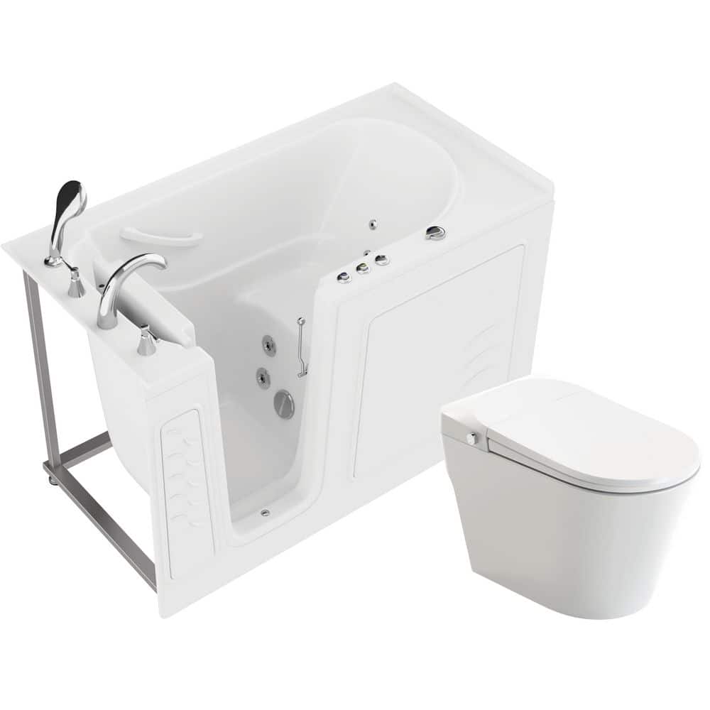 Reviews for Universal Tubs HD Series Bathtub and Smart Toilet Combo 30 ...