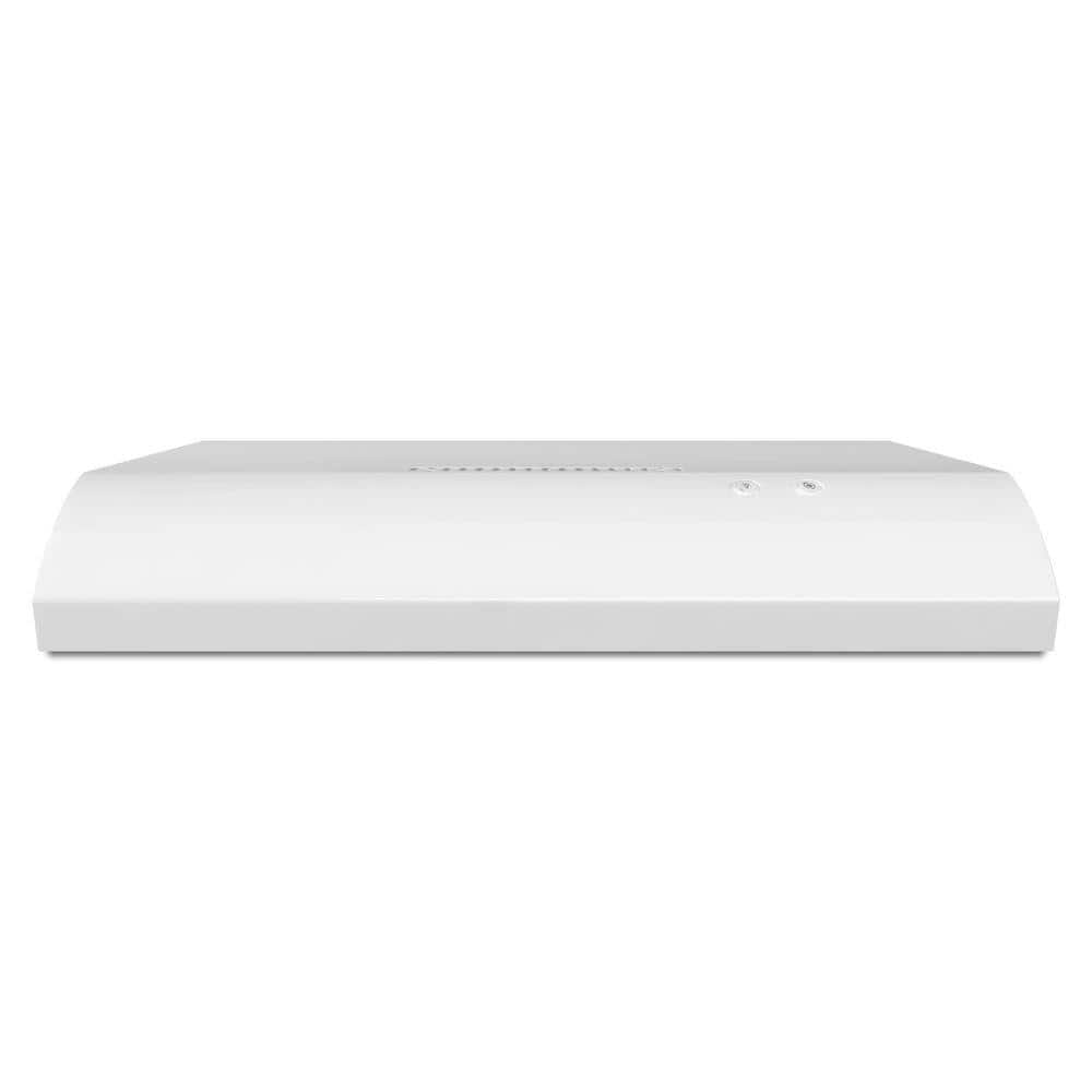 Whirlpool 36 in. Convertible Range Hood in White UXT4136ADW - The Home ...