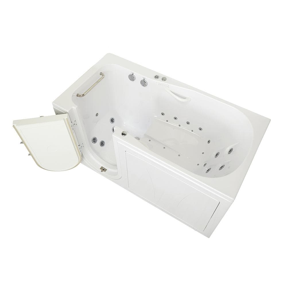 Ella ShaK 36 in. x 72 in. Walk-In Whirlpool and Air Bath Bathtub in ...