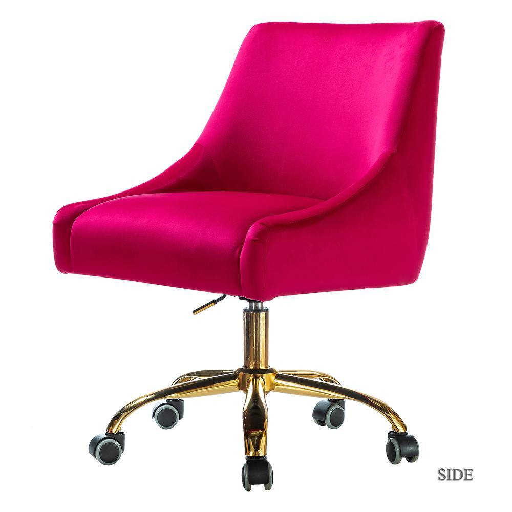 JAYDEN CREATION Carina Fushia Swivel Task Chair OFM0006-FUSHIA - The ...