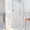 DreamLine Unidoor-X 49 in. x 72 in. Frameless Hinged Shower Door in Chrome D32572R-01 - The Home ...