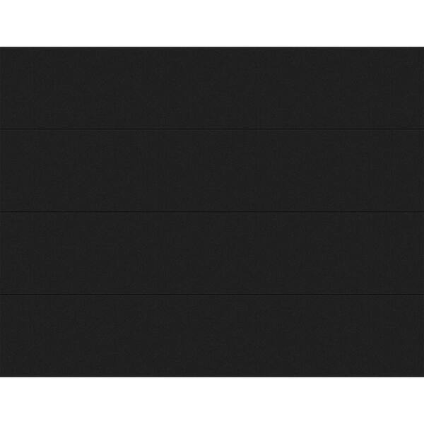 Clopay Modern Steel 9 ft x 7 ft Insulated 18.4 R-Value Black Garage ...