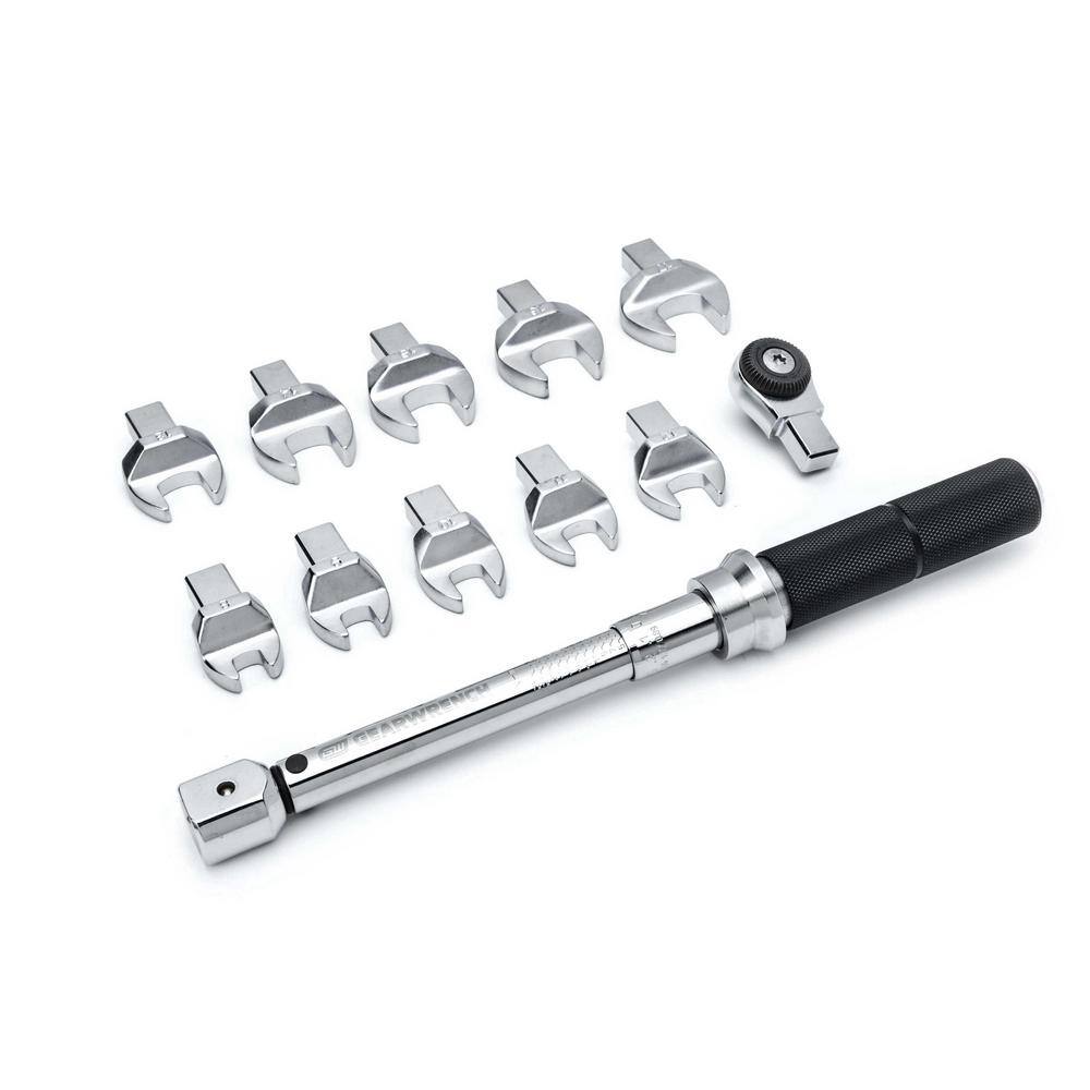 GEARWRENCH 1 4 In Drive Metric Open End Interchangeable Torque Wrench