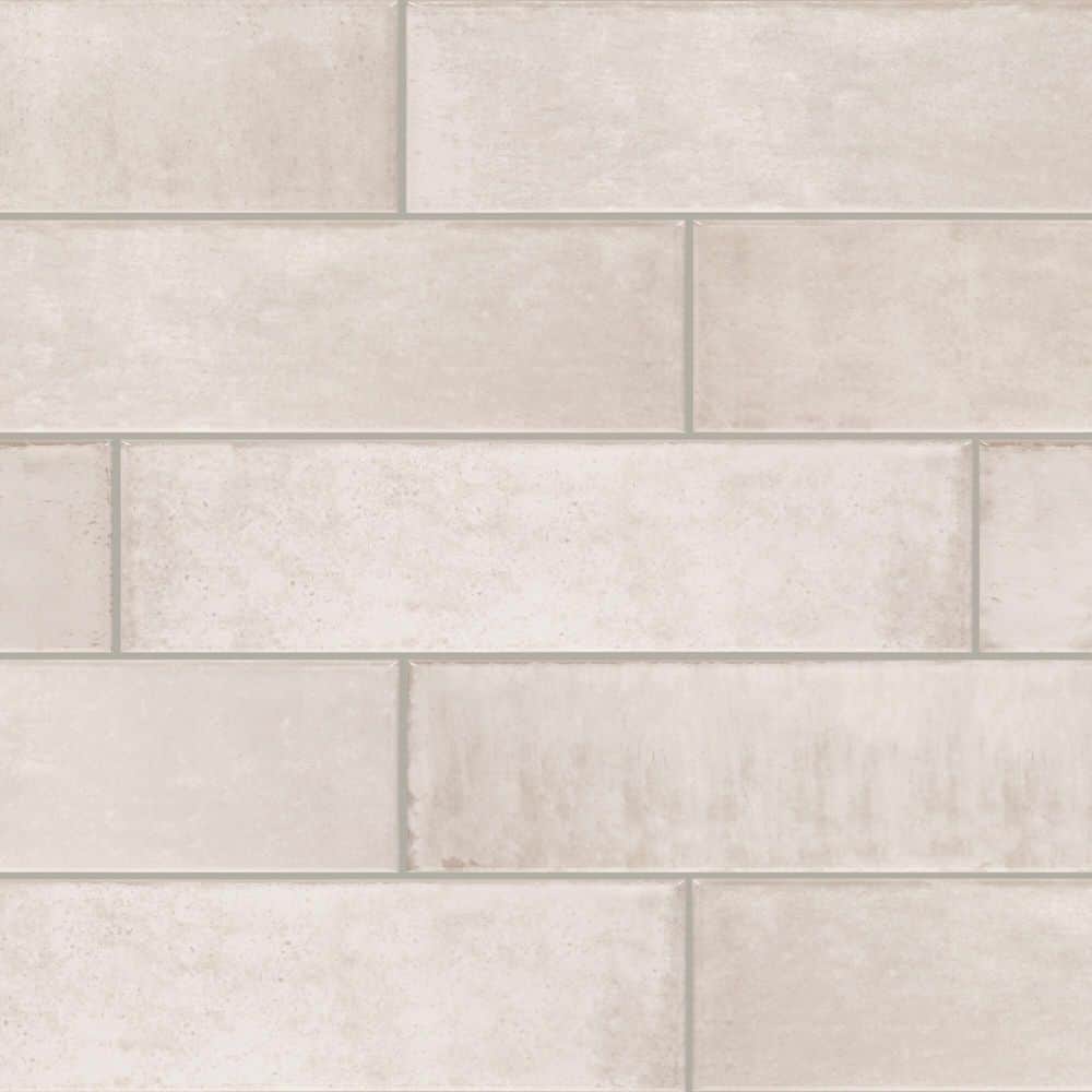 Reviews for Daltile LuxeCraft Arteko White 4 in. x 16 in. Glossy ...