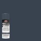 GLIDDEN MAX FLEX 12 oz. Satin Victory Blue Interior/Exterior All ...
